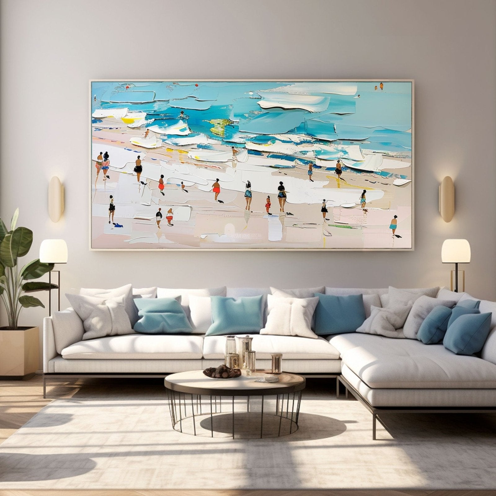 People Wall Art & Abstract Portrait Paintings | Modern Decor – NukeArt