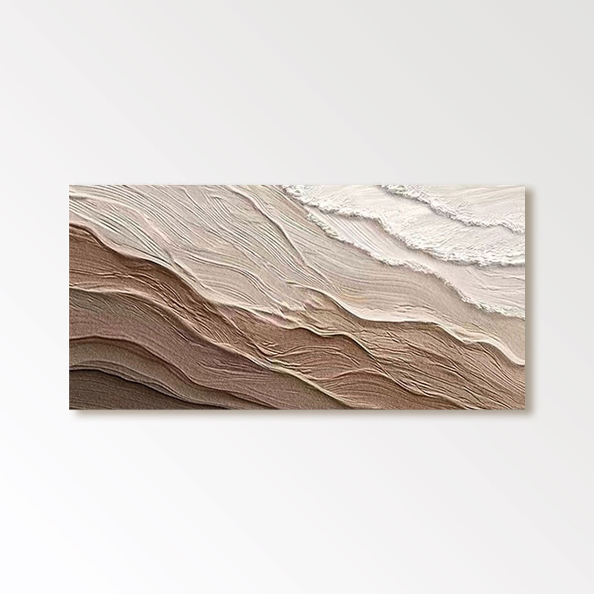 3D Textured Abstract Painting "Desert Mirage" – nukeart