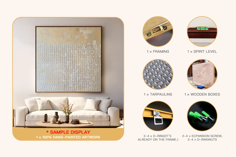 Abstract Art Black And White Painting Embrace In Monochrome