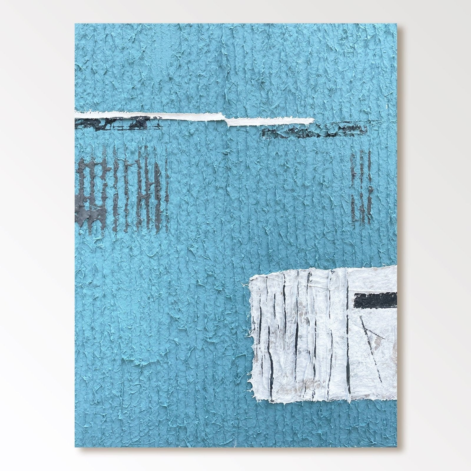 Large Vertical Abstract Minimalist Creative Decor Artwork on Canvas