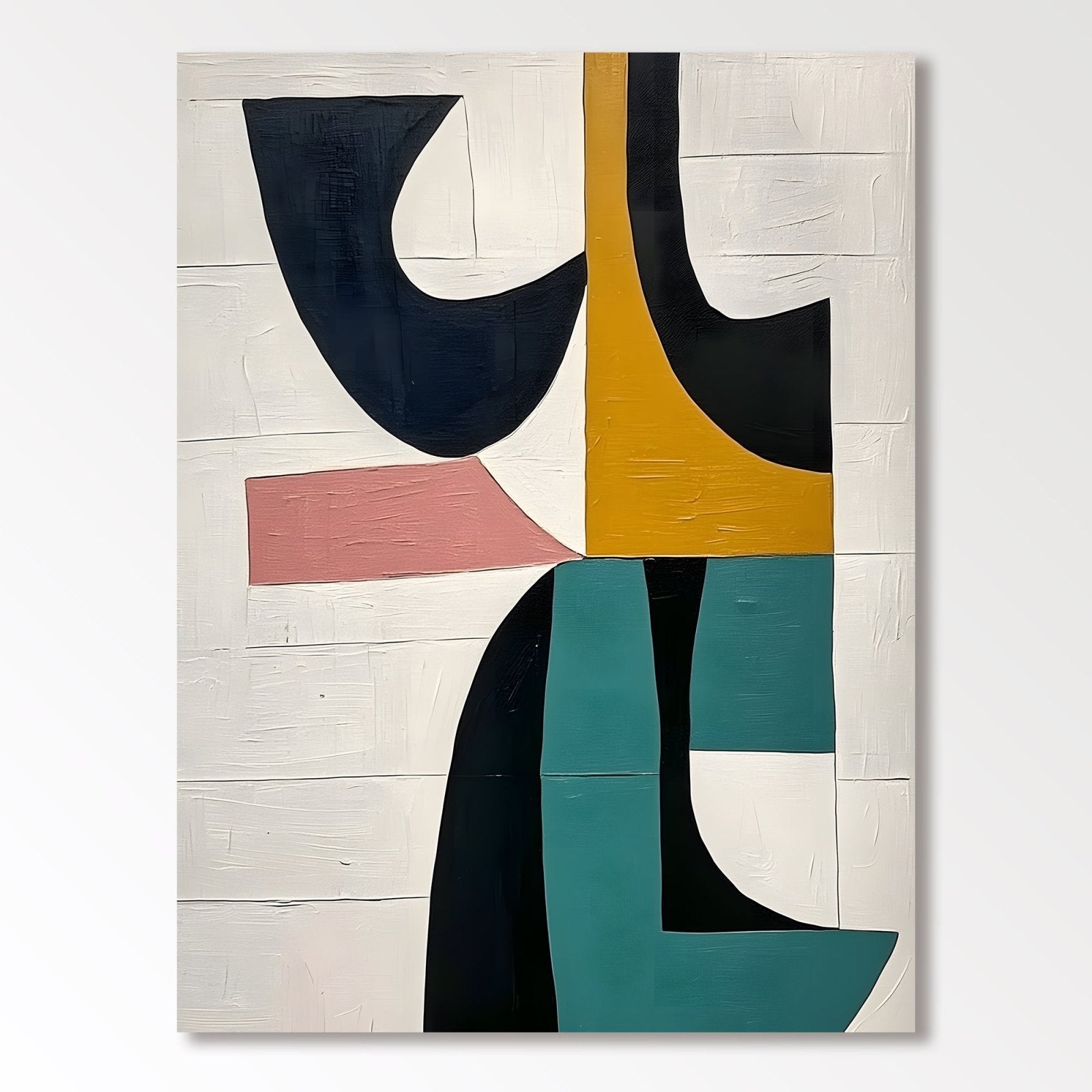 Vertical Large Minimalist Abstract Modern Wall Art for Your Living Area