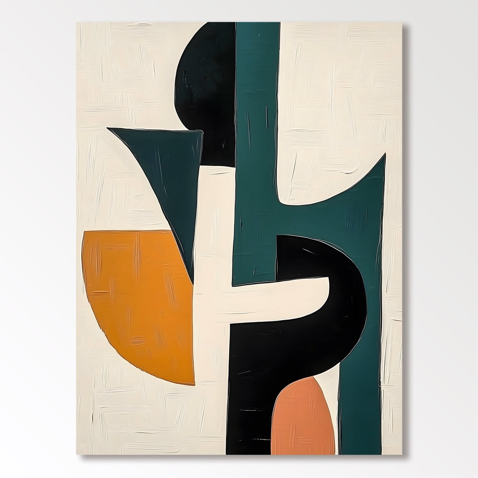 Vertical Geometric Minimalist Abstract Wall Painting Enhance Home Taste