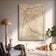 Large Wabi Sabi Abstract Beige Painting on Canvas