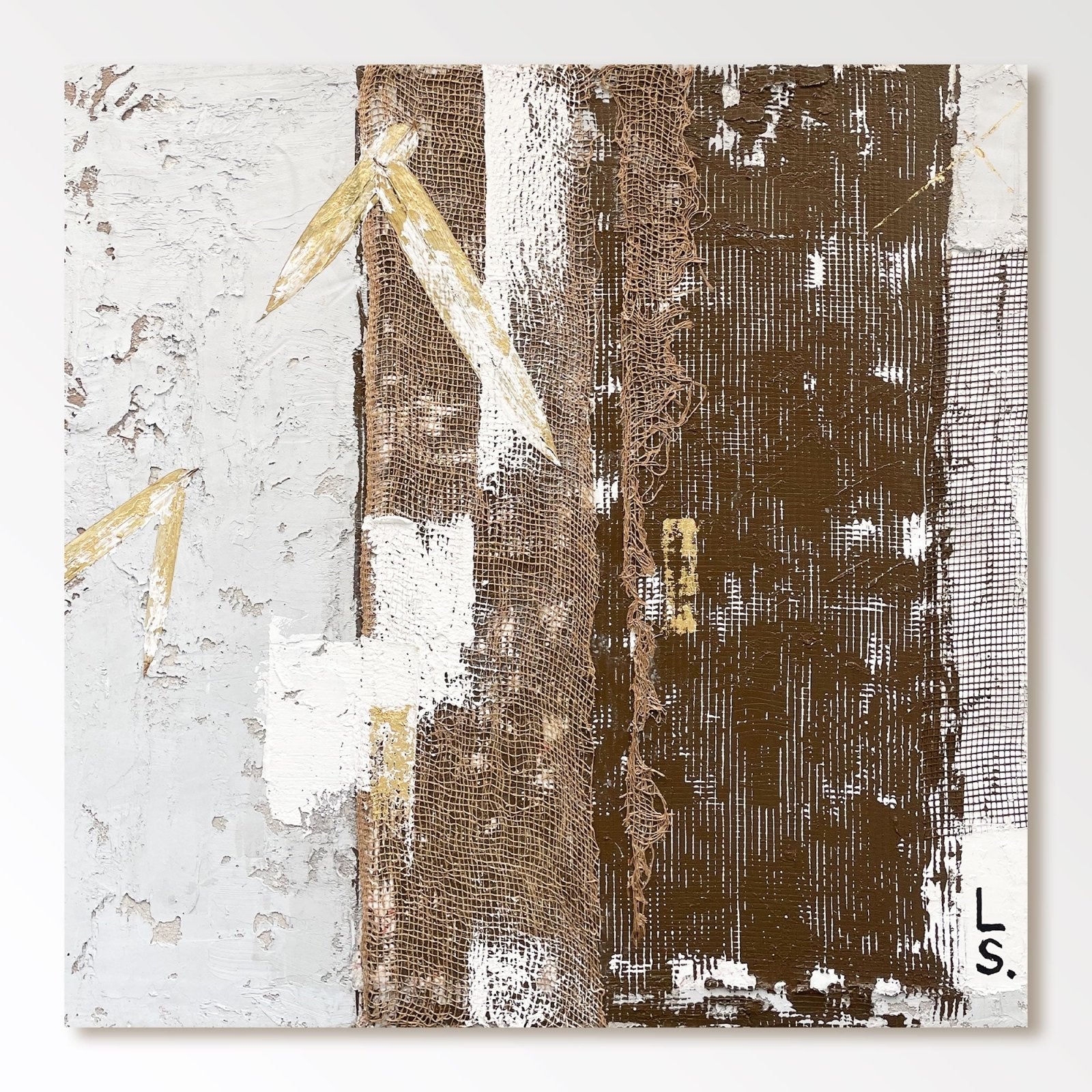 Square Abstract Minimalist Fantasy Decor Modern Wall Art on Canvas