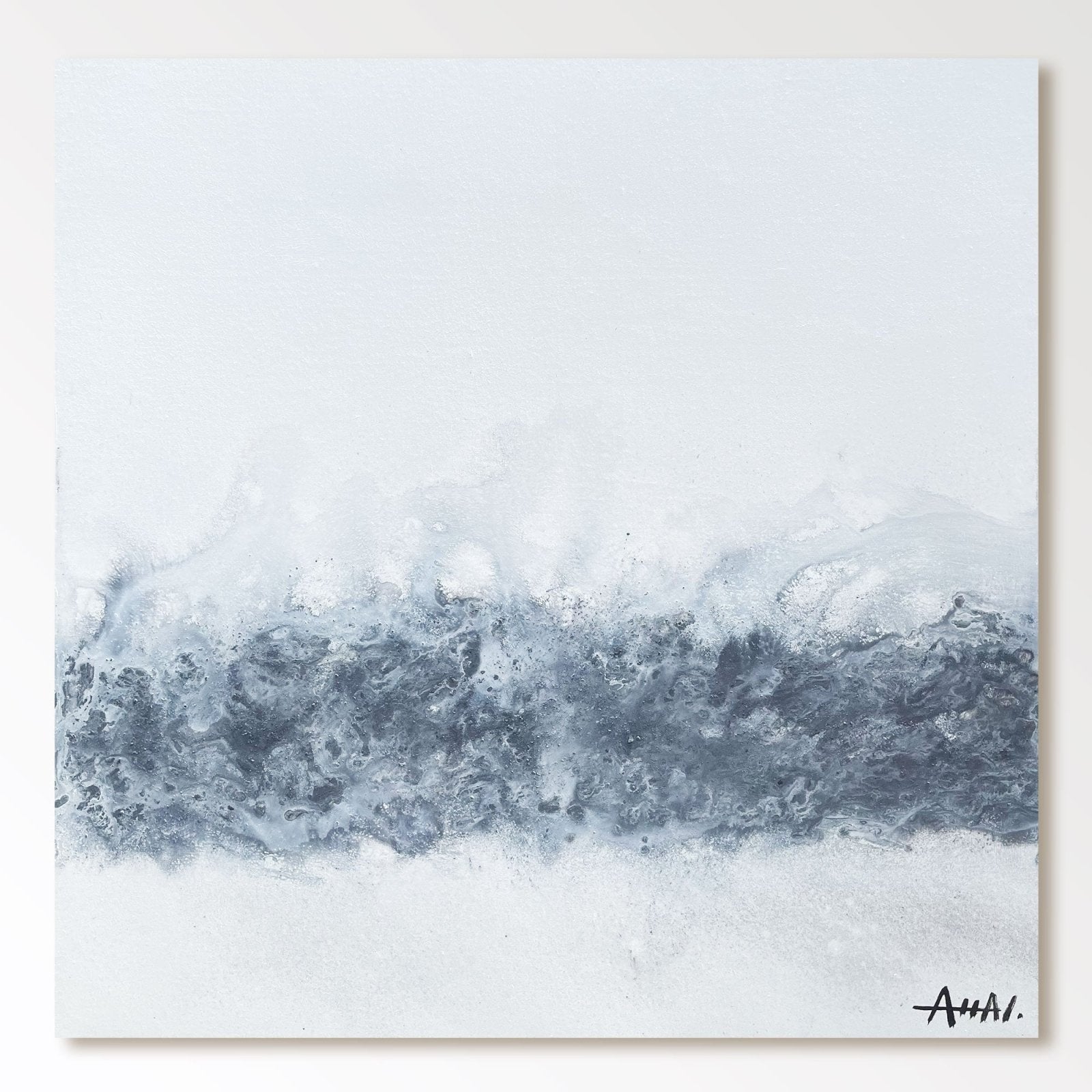 Square Abstract Minimalist Hand-Painted Modern Wall Art Perfect Gift